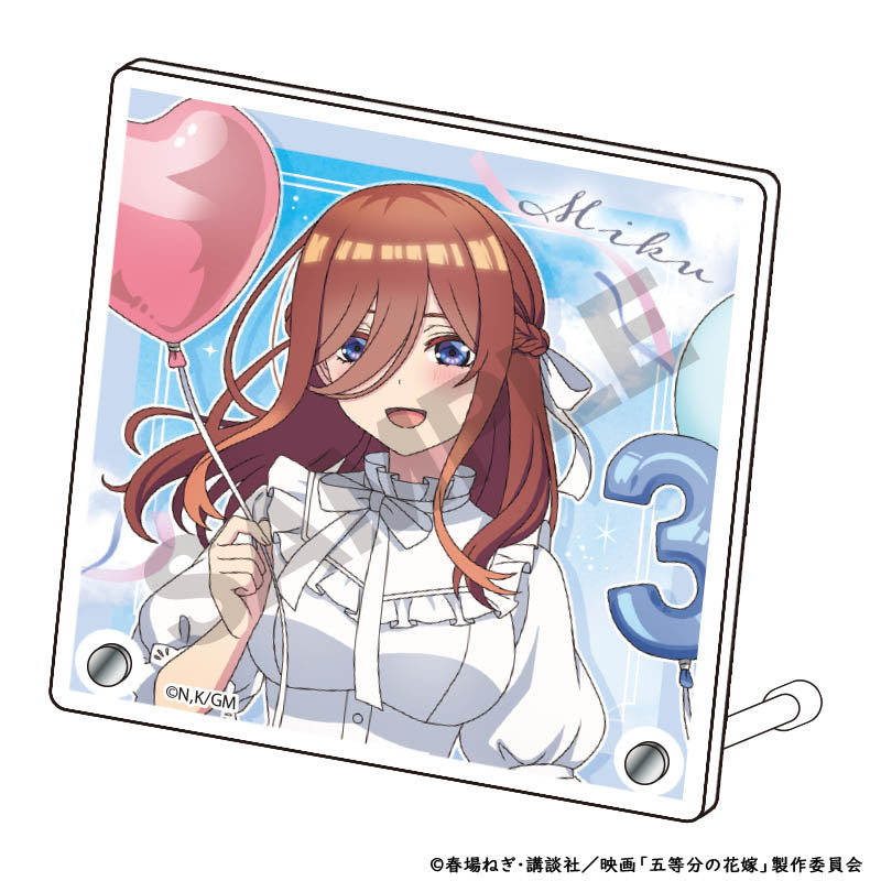 五等分の花嫁』ミニアクリルパネル 中野三玖 バルーン【202504 五等分の花嫁』ミニアクリルパネル 中野三玖 バルーン【202504