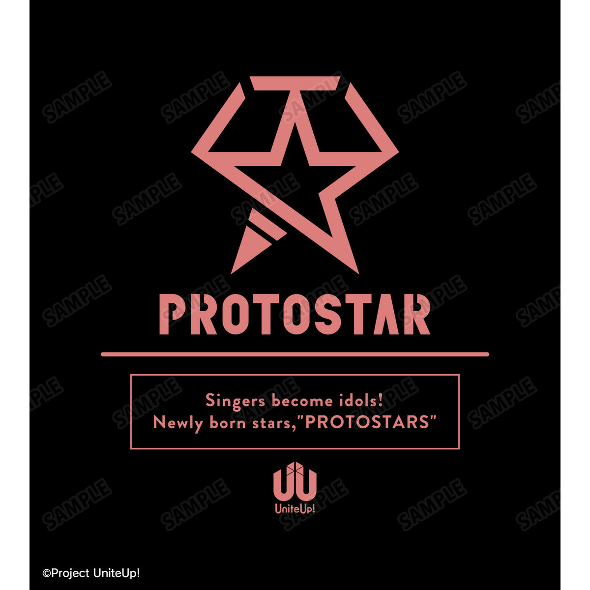 『UniteUp!』PROTOSTAR Tシャツ(メンズ/レディース) – Anime Store.JP