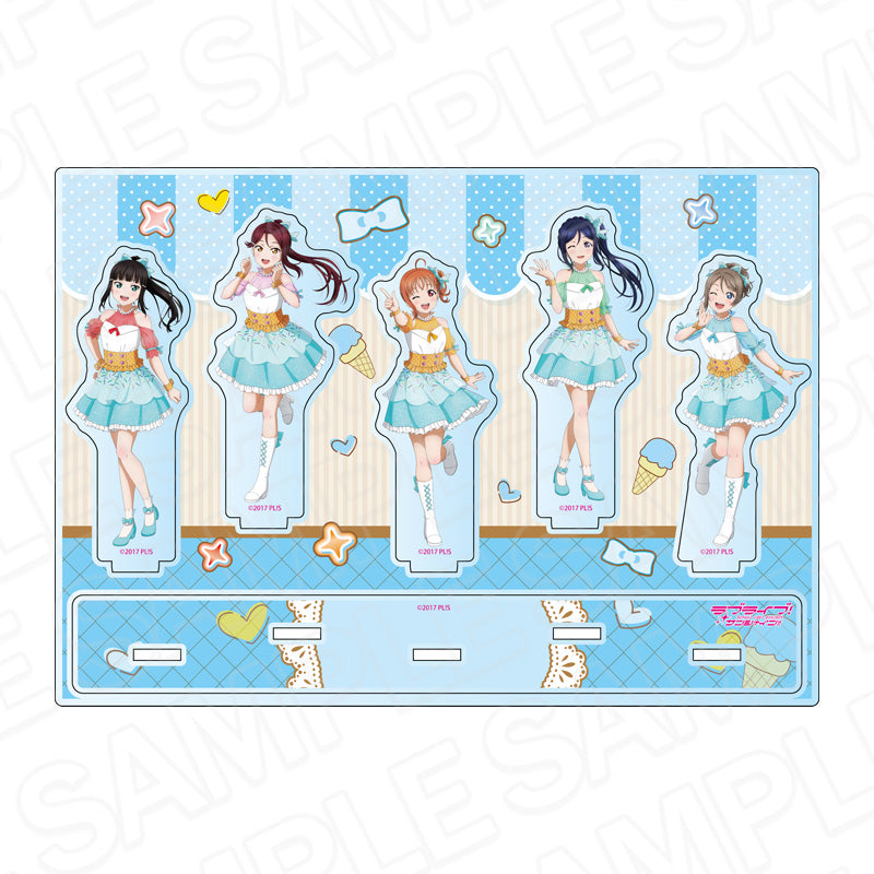 『ラブライブ!サンシャイン!!』ホログラムアクリルジオラマ A Cafe party ver. - Anime Store.JP