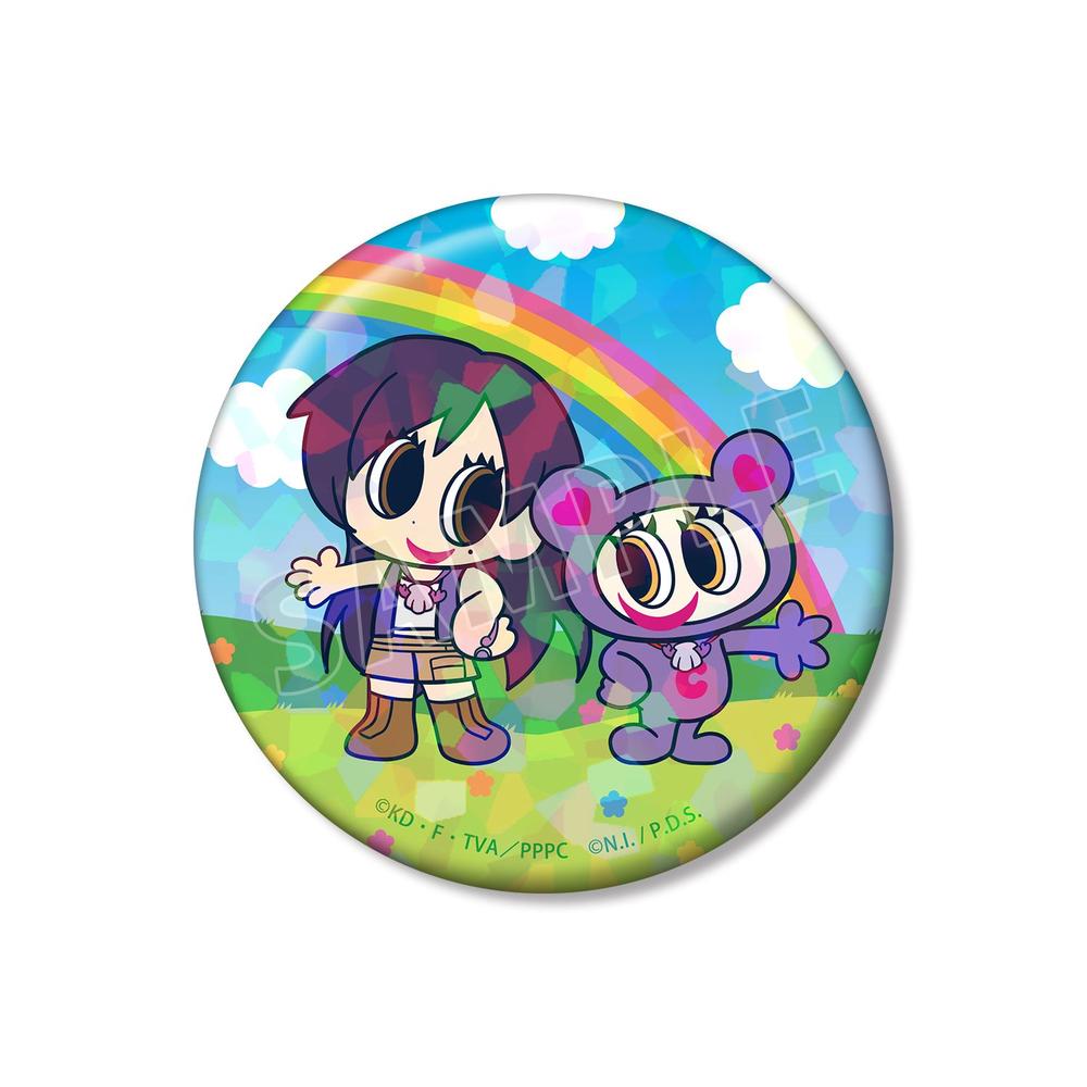 『ぴちぴちピッチ』ANGEL BLUEコラボ かれん&ナカムラくん 75mmホログラム缶バッジ - Anime Store.JP