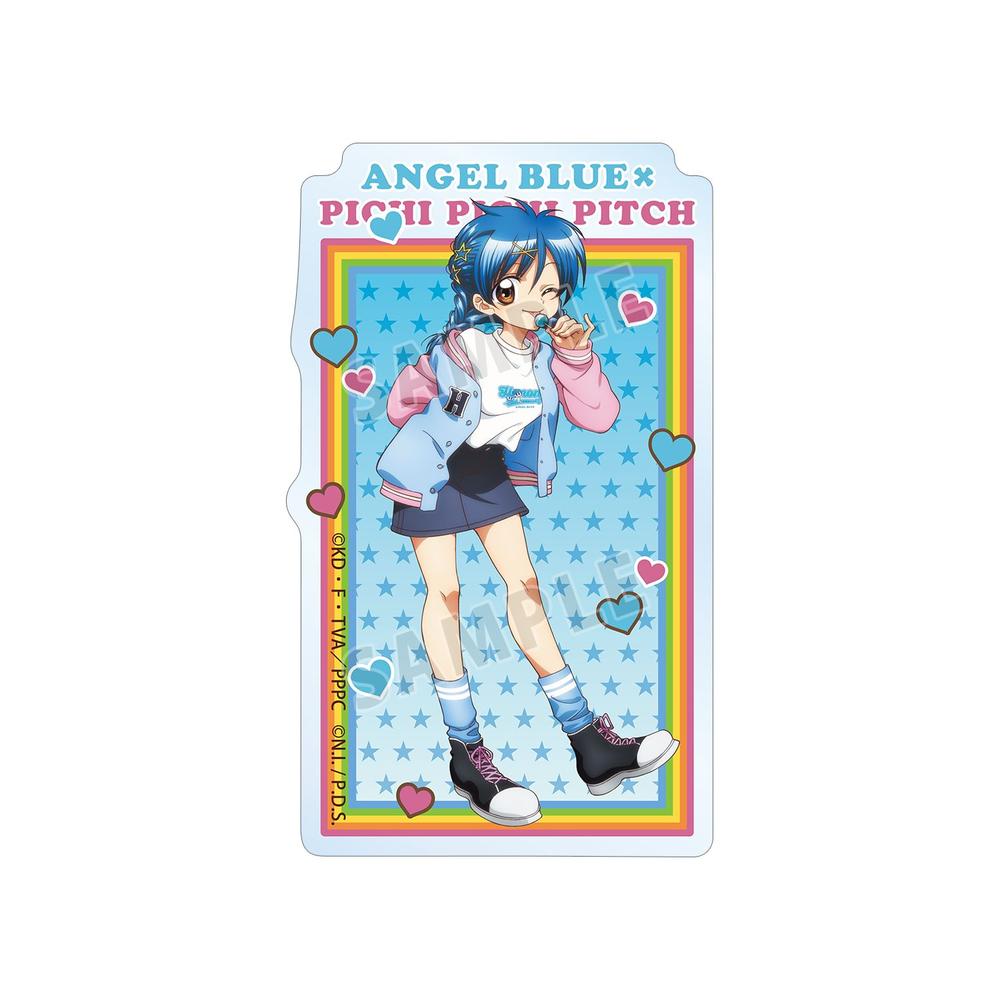 『ぴちぴちピッチ』ANGEL BLUEコラボ 描き下ろし 宝生 波音 クリアダイカットステッカー ver.B - Anime Store.JP