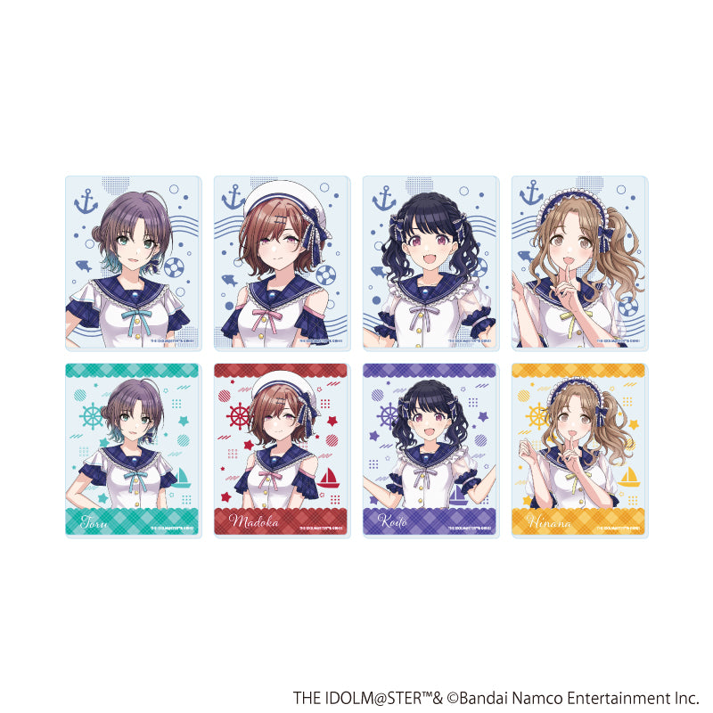 《偶像大師 Shiny Colors》壓克力卡04／水手服風格偶像服裝版 完整套組（共8種）（全新繪製插圖） - Anime Store.JP