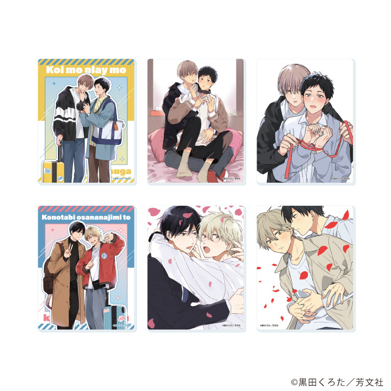 『黒田くろた先生』アクリルカード01/コンプリートセット(全6種)(公式&描き下ろしイラスト) - Anime Store.JP