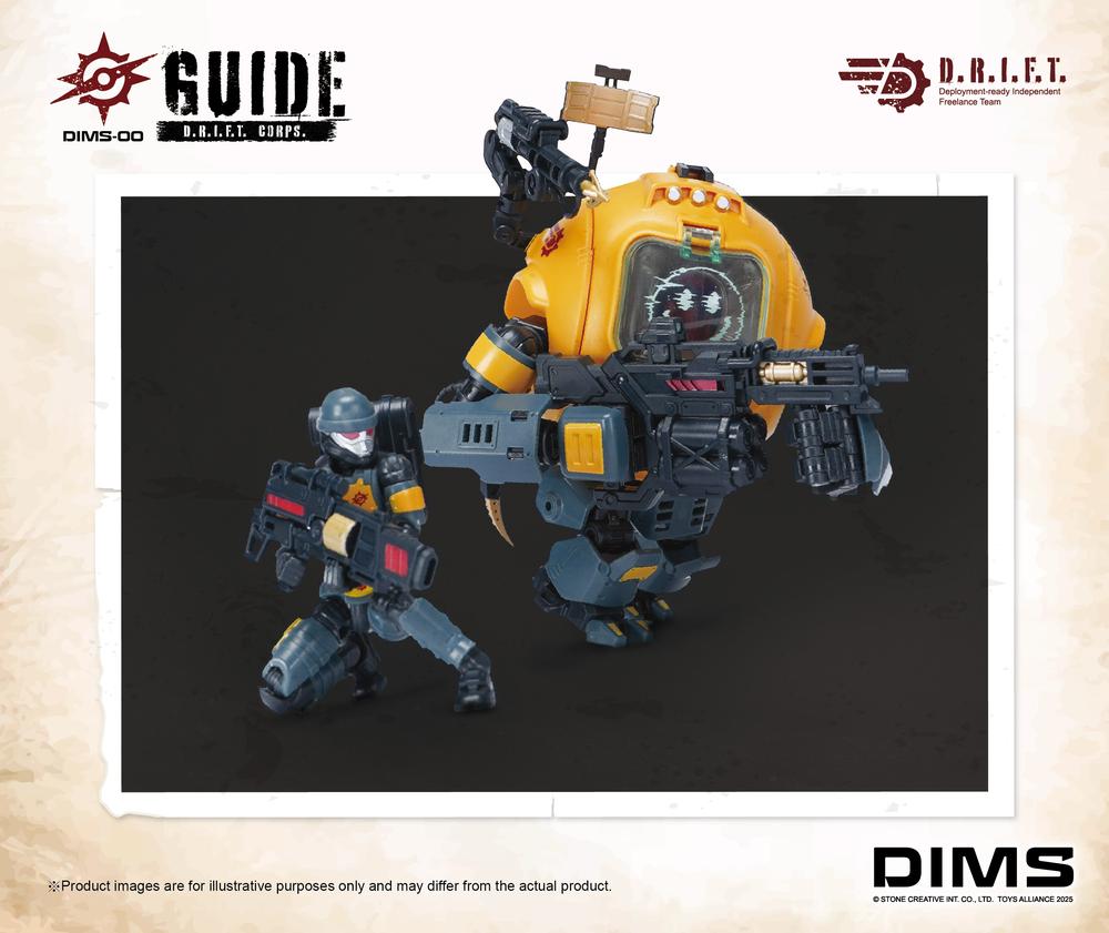 『DIMSシリーズ』001_TOYS ALLIANCE LIMITED 1/18スケール DIMS-00 D.R.I.F.T.ガイド ...